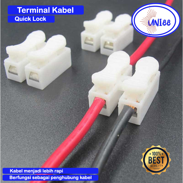 Jual Sambungan Konektor Kabel Cable Quick Lock Connect Terminal ...