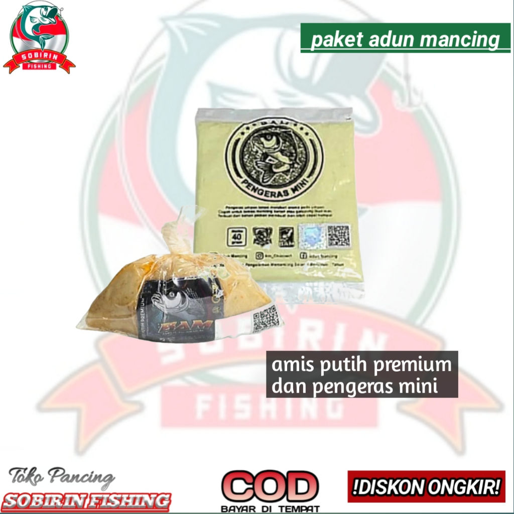 Jual paket umpan ADUN MANCING amis putih premium dan pengeras mini ...