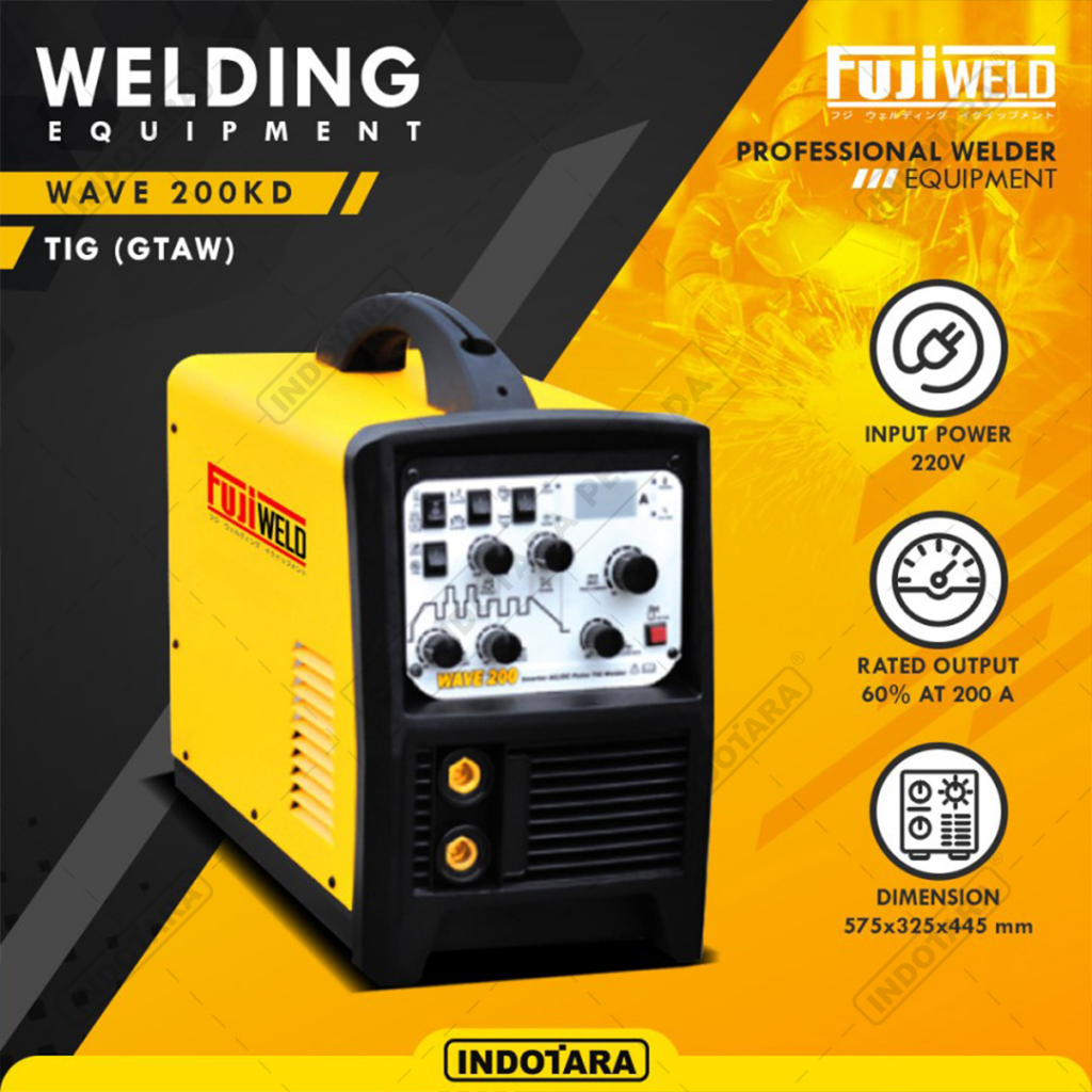Jual Mesin Las Fujiweld TIG (GTAW) Welding Wave 200KD | Shopee Indonesia