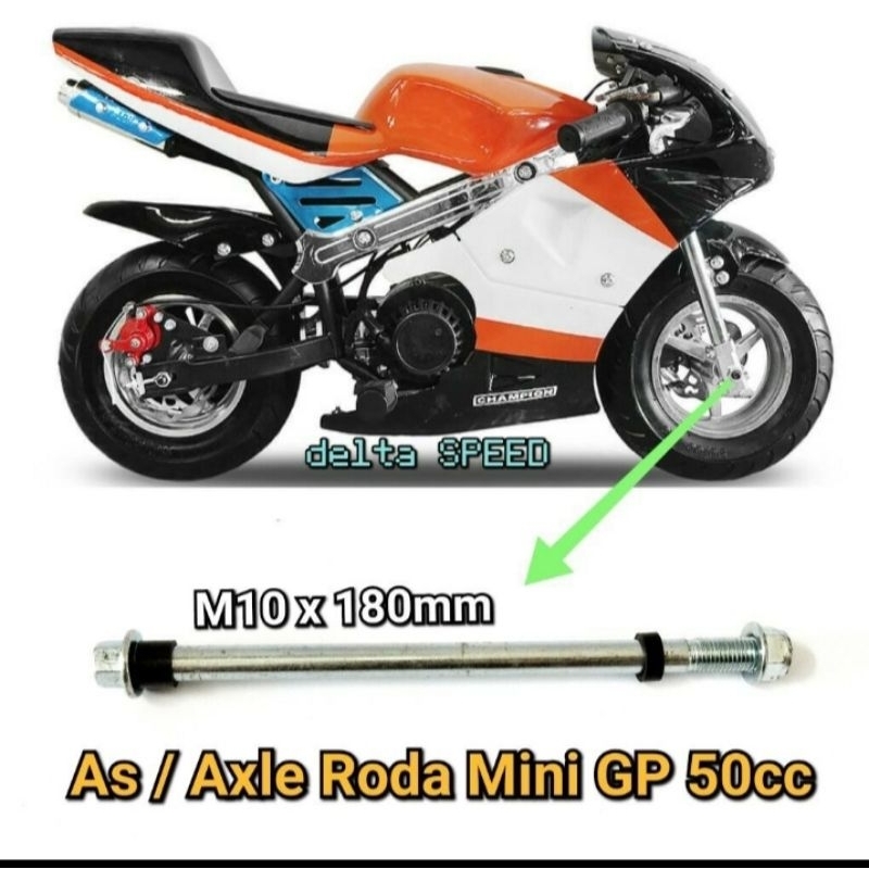 Jual Baut As Roda Depan Mini GP - Spare Part Motor Mini 5pcc | Shopee ...