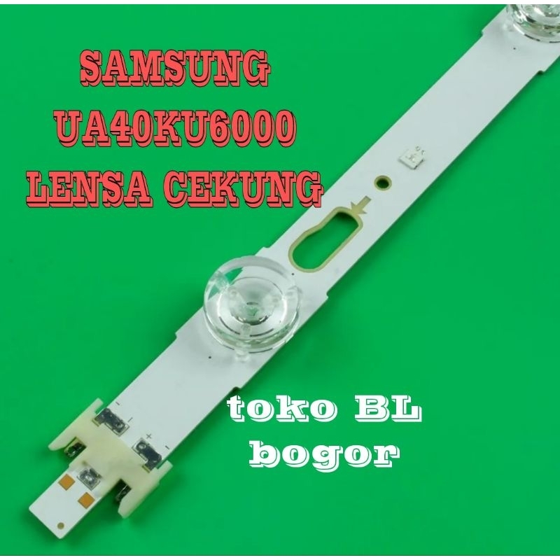 Jual Lampu led bl backlight samsung ua40ku6000 40ku6000 lensa cekung | Shopee Indonesia