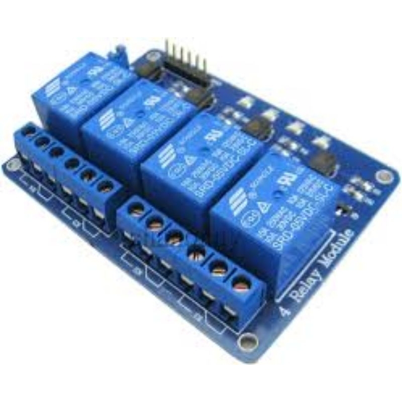 Jual MODUL RELAY 4 CHANNEL 5V OUTPUT AC 250V | Shopee Indonesia