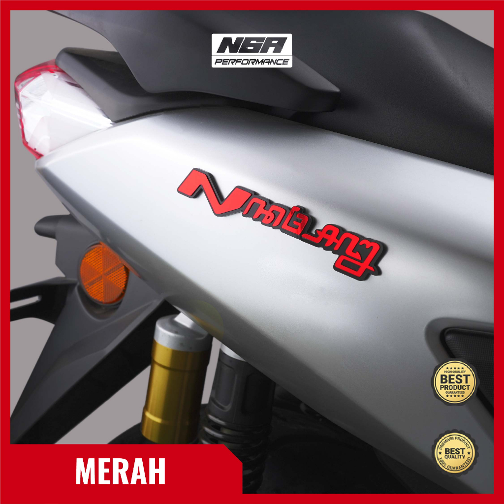 Jual NSA EMBLEM NMAX 3D LOGO NMAX JEPANG 2PCS EMBLEM MOTOR STICKER ...