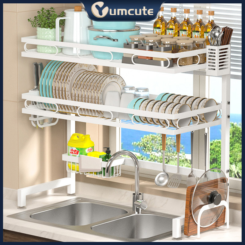 Jual Rak Piring Stainless Steel Rak Wastafel Dapur Rak Wastafel Rak ...
