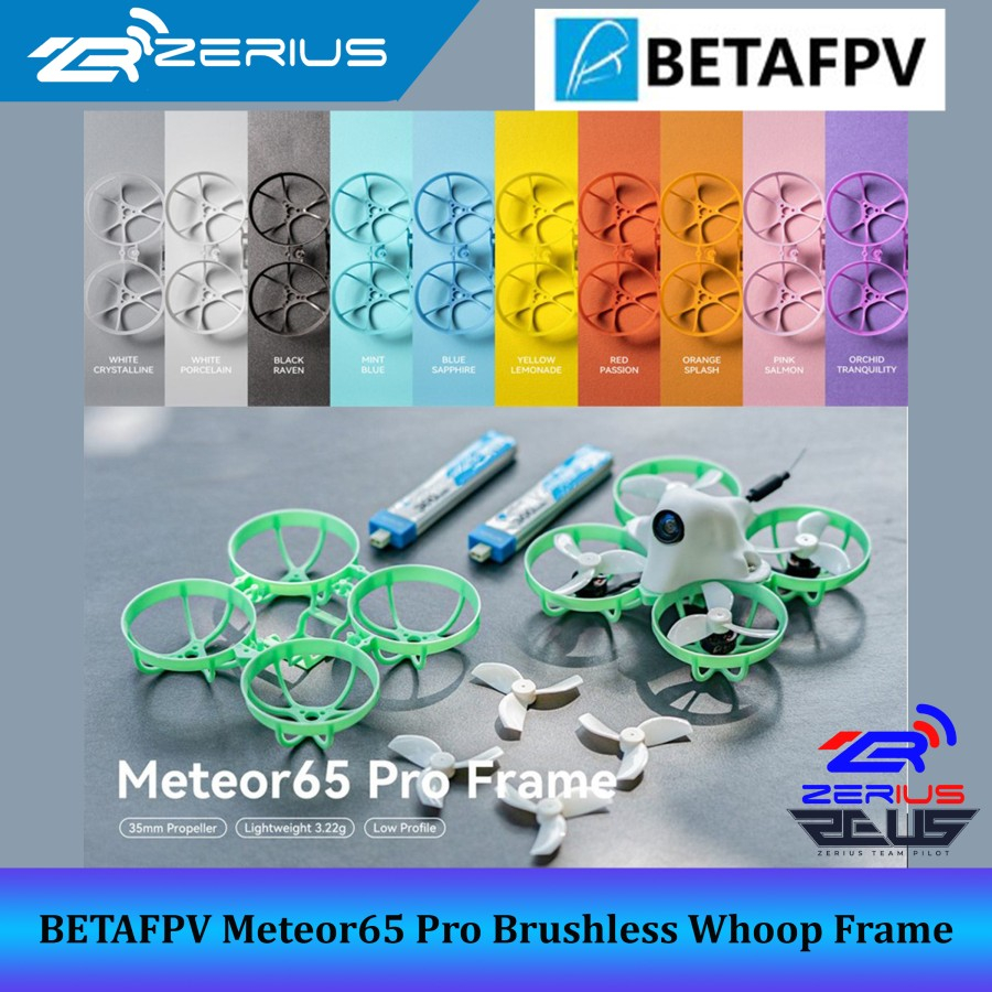 Jual BETAFPV Meteor65 Pro Brushless Whoop Frame 31mm 35mm Prop | Shopee ...