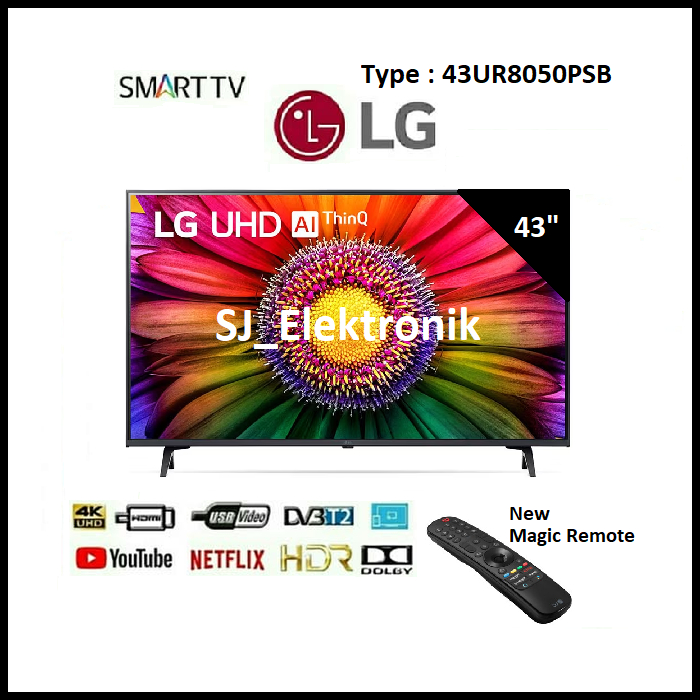 Jual (KHUSUS LUAR KOTA) LED TV LG 43 Inch 43UR8050PSB - 43UR8050 Real ...
