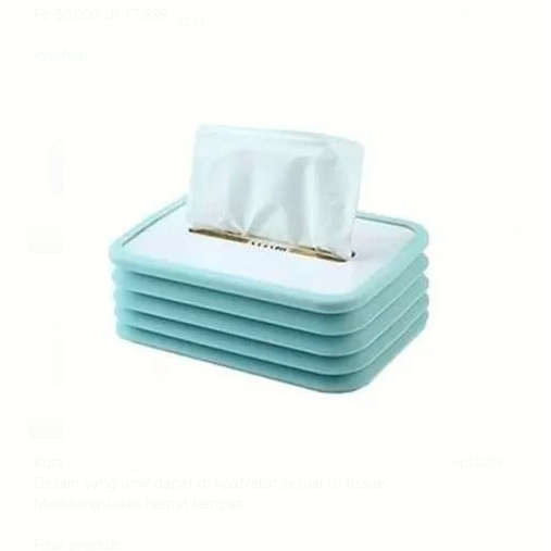 Jual REVA - Kotak tisu dengan desain modern minimalis, material ...