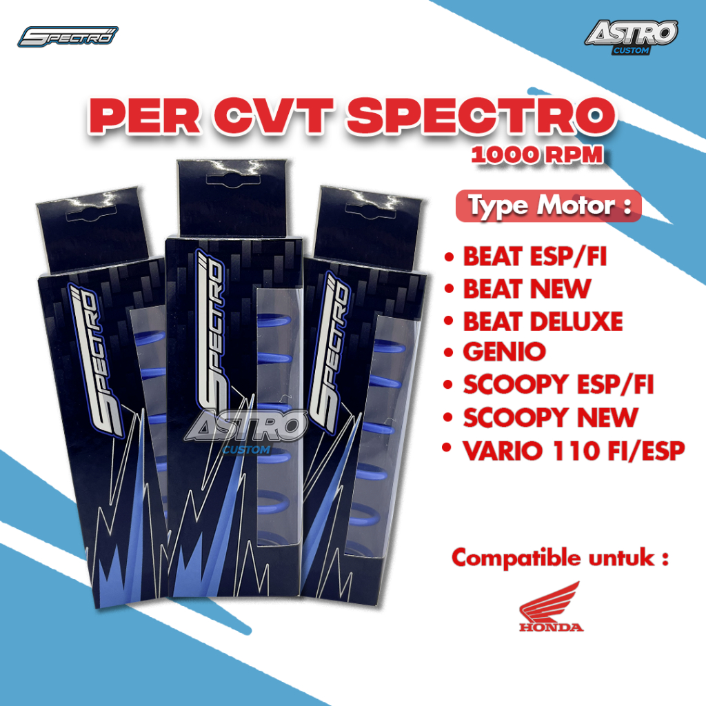 Jual Per CVT 1000 RPM Beat Fi ESP Scoopy Fi ESP Genio Vario 110 Fi Beat ...