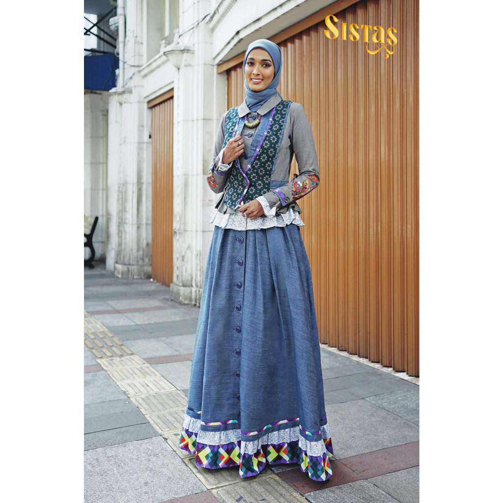 Jual TUNEECA Gamis Alessia - T-0323001 I Gamis Mewah Elegan | Shopee ...