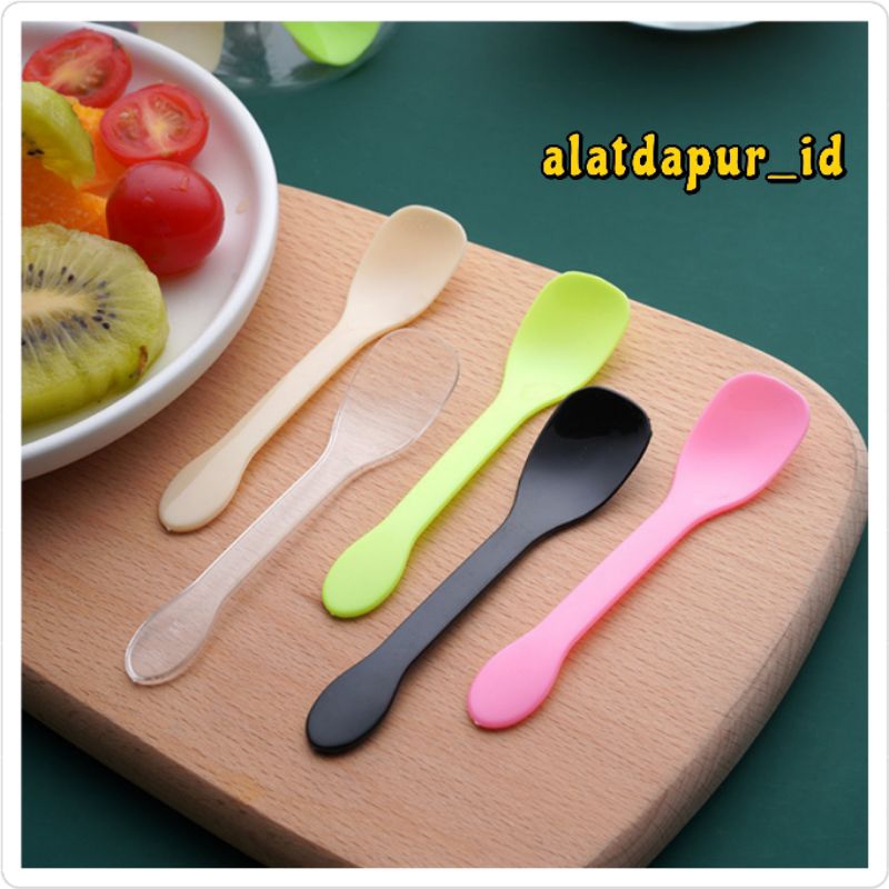 Jual 100pcs sendok dessert sendok kecil kue cake puding sendok jelly ...