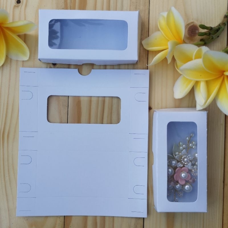 Jual Paper Box Box Souvenir serbaguna Kotak Box Jendela Mika | Shopee ...
