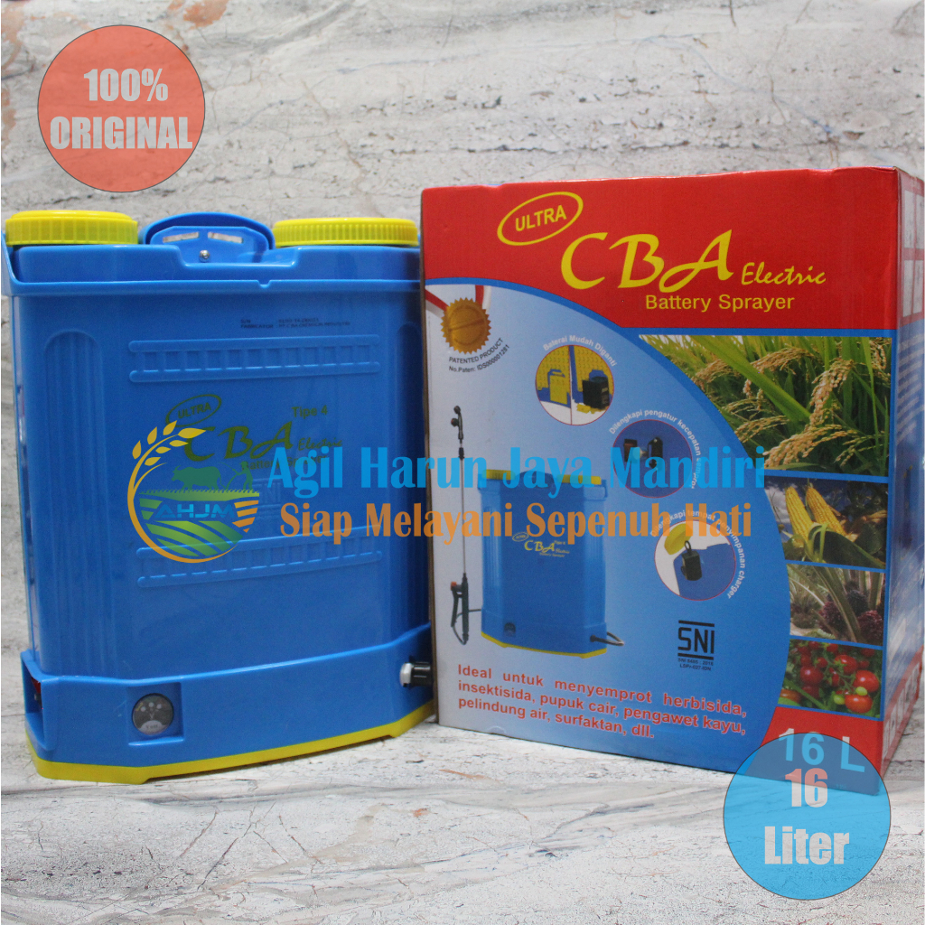 Jual Sprayer CBA Ultra Elektrik Type 4 16 Liter Ringan Kuat dan Tebal ...
