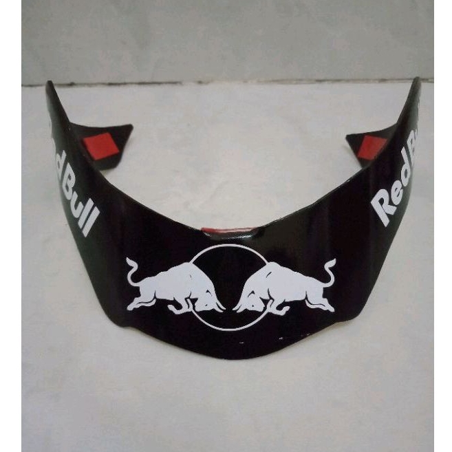 Jual spoiler helm ink Centro motif red bull putih | Shopee Indonesia