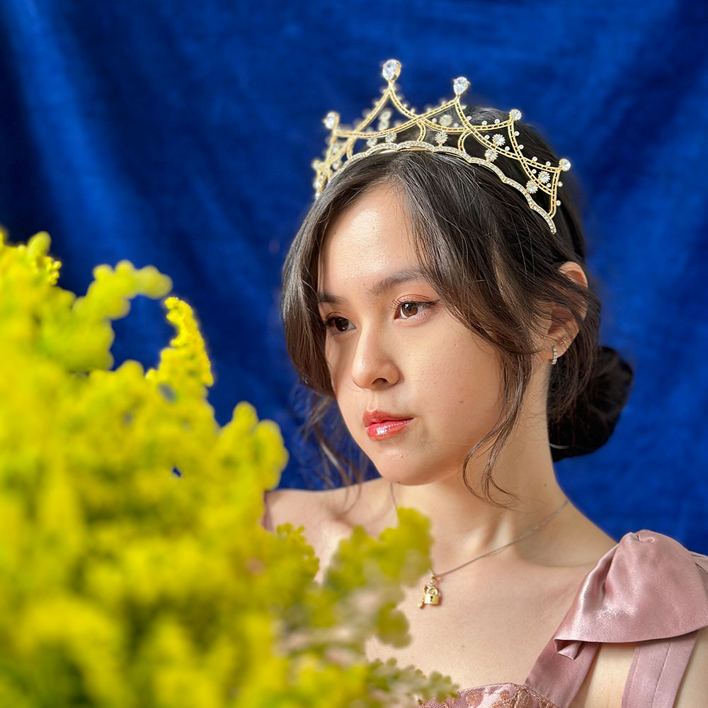 Jual Gia Premium Handmade Crystal Tiara / Crown / Mahkota Hairpiece ...