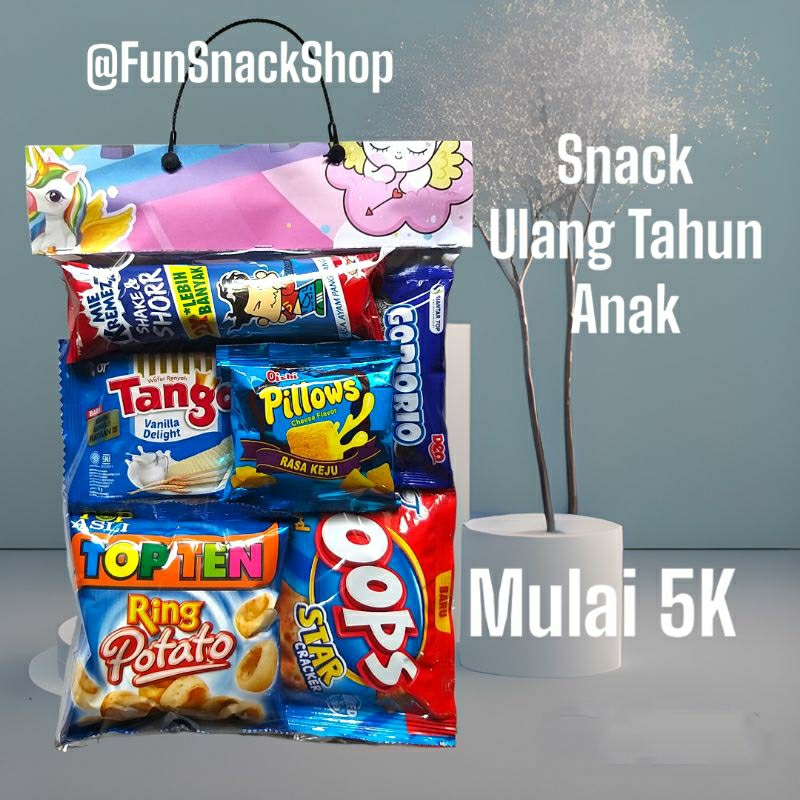 Jual Paket Snack Ulang Tahun Serba Biru Goceng | Shopee Indonesia