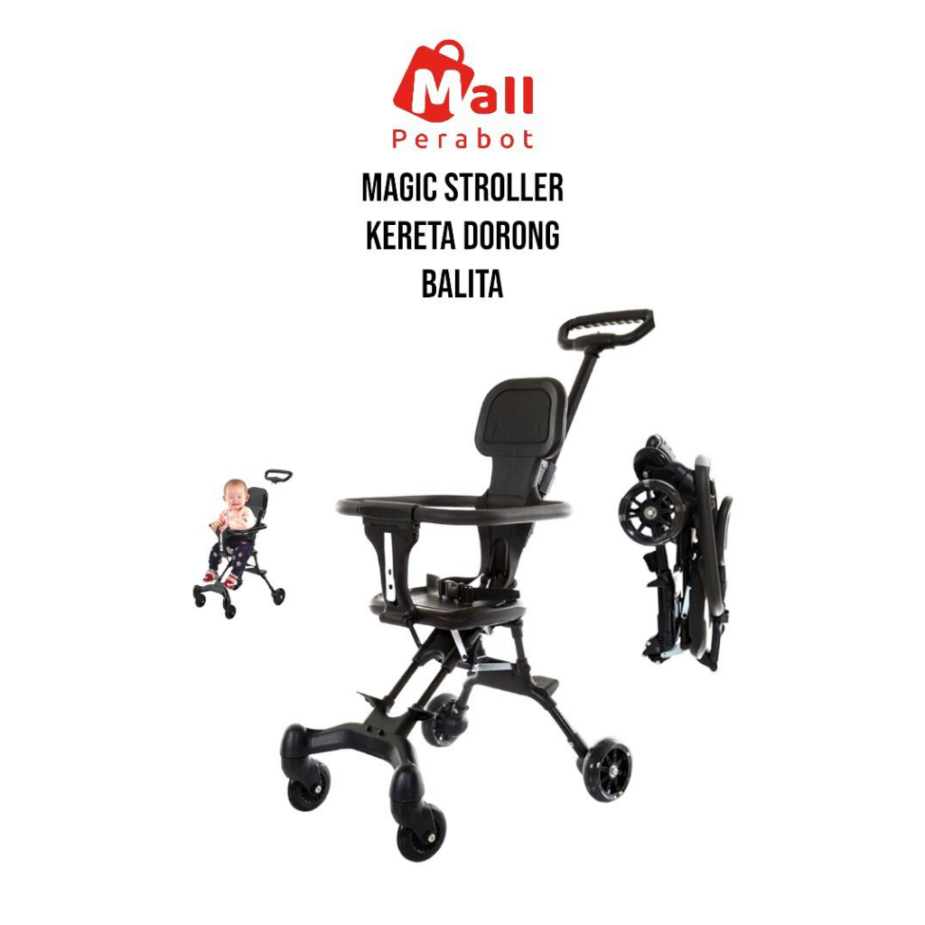 Jual Mall Perabot | Magic Stroller Baby 2 Way Travel | Kereta Dorong ...