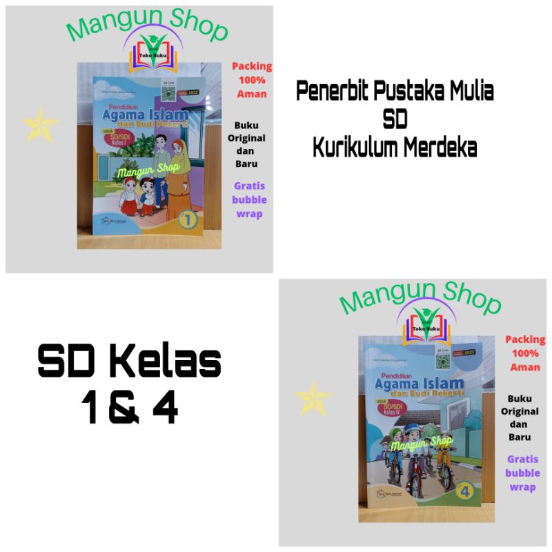 Jual Pendidikan Agama Islam Kelas 1,2,3,4,5,6 SD Kurikulum Merdeka Pustaka Mulia | Shopee Indonesia