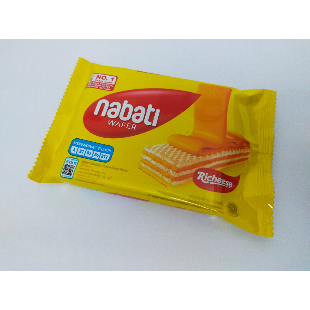 Jual Richeese Nabati Wafer Keju 39g | Shopee Indonesia