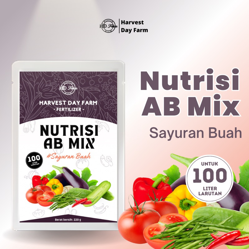 Jual HD FARM - Pupuk AB Mix Khusus Semua Jenis Tanaman Sayur Buah ...