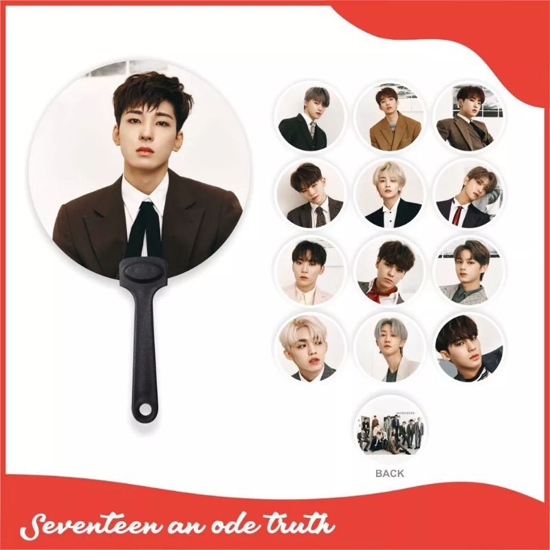Jual HANDFAN KIPAS SEVENTEEN MINGYU HOSHI JEONGHAN WONWOO THE8 JOSHUA ...