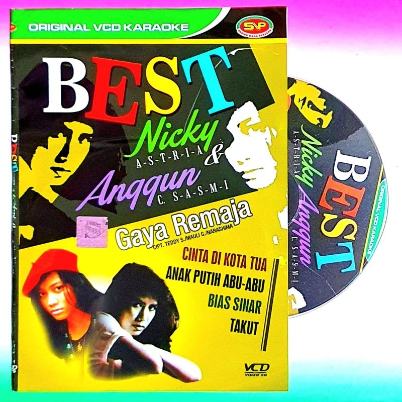 Jual KASET ORIGINAL VCD LAGU ANGGUN DAN NICKY ASTRIA BISA KARAOKE VOCAL ON OF AKTIF-LAGU KARAOKE ...