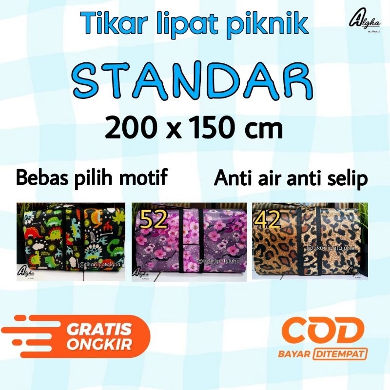 Jual Tikar Lipat Bisa Pilih Motif 200 x 150cm Microsatin tikar lipat ...
