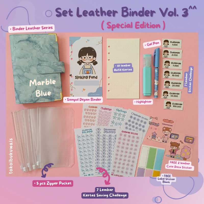 Jual SET LEATHER BINDER VOL. 3 ( SPECIAL EDITION ) | Shopee Indonesia