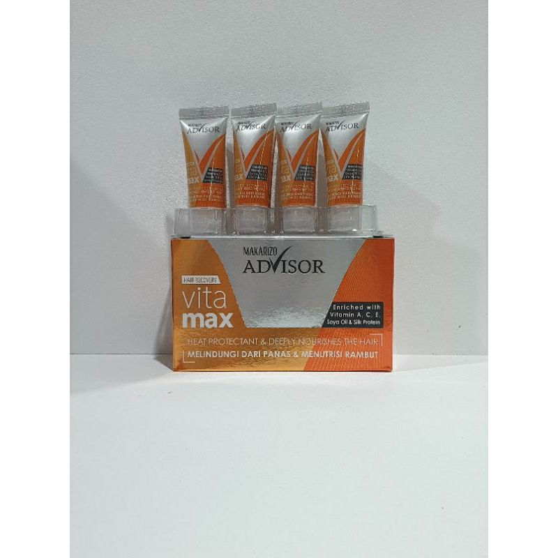 Jual [ 1 BOX ] MAKARIZO ADVISOR HAIR RECOVERY VITA MAX 8 PC × 8ML ...