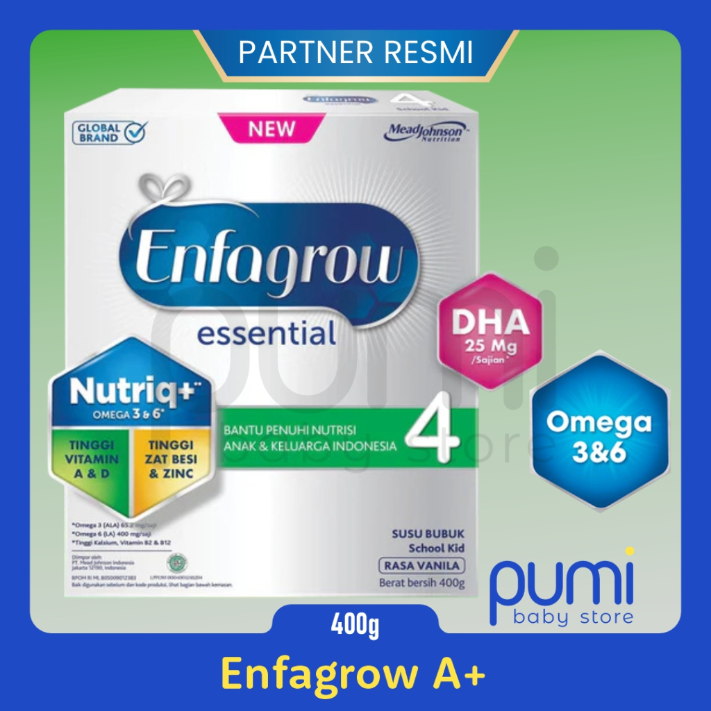 Jual Enfagrow A+ 4 Essential 400gr Susu Bubuk Formula Anak 3 - 12 Tahun ...