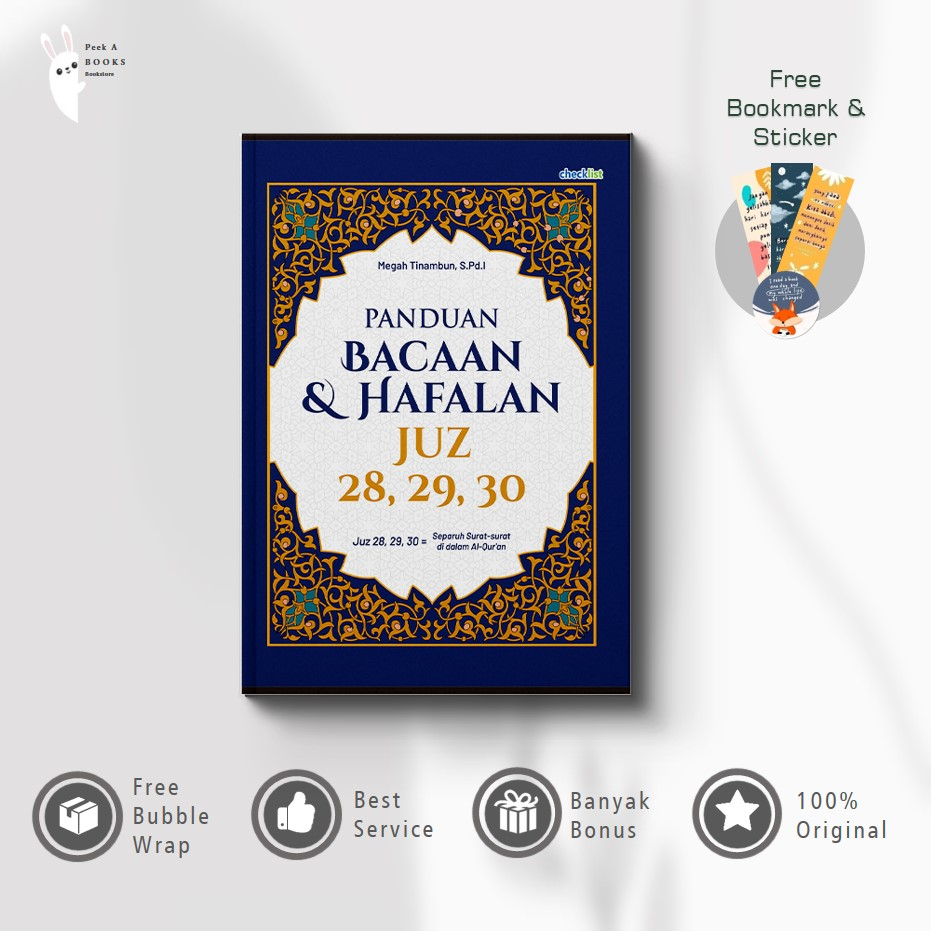 Jual Panduan Bacaan & Hafalan Juz 28, 29, 30 | Checklist | Shopee Indonesia