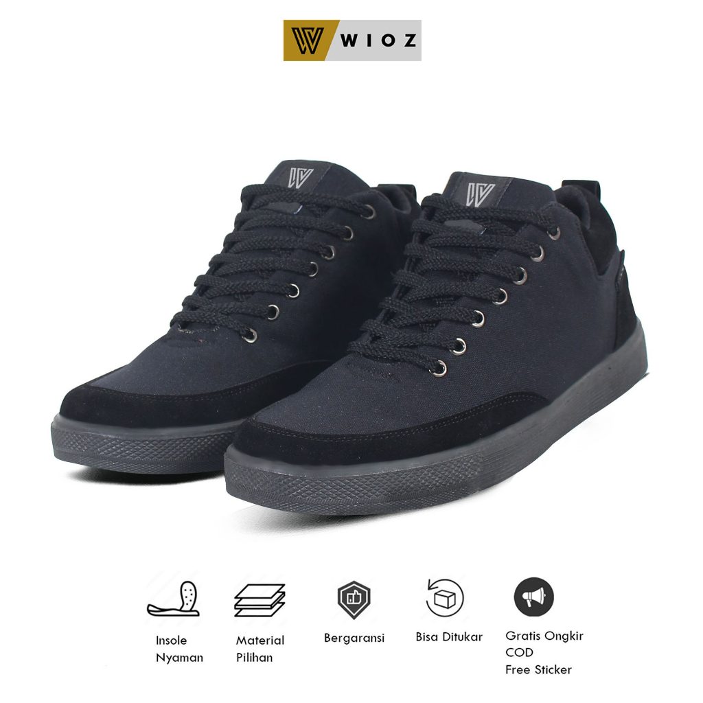 Jual Wioz Sepatu Sneakers Pria W 43755 Boots Kets Pria Kuliah Kerja ...