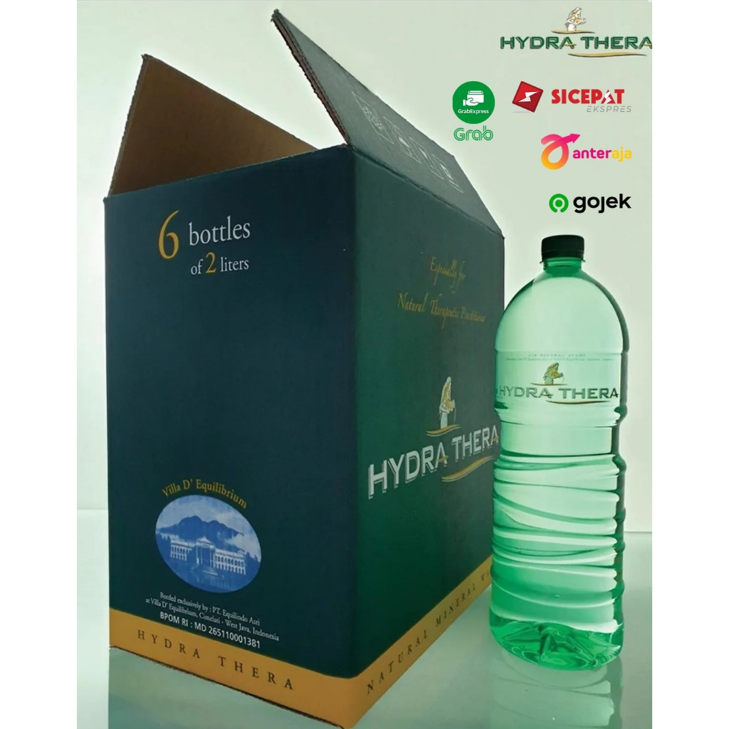 Jual HYDRA THERA MINERAL WATER / HYDRA THERA MINERAL WATER 2L DUS (6 ...