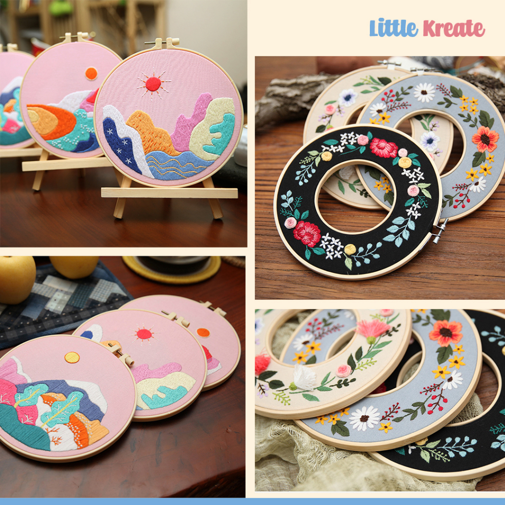 Jual HE#07 DIY Paket Sulam Menyulam / Hand Embroidery Kit / Needle ...