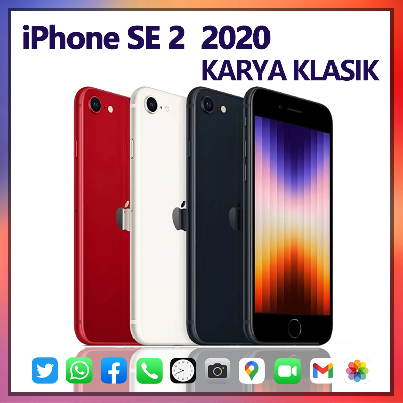 Jual iPhone SE 2 2020/256GB/128GB/64GB Second Original 100% | MULUS Fullset karya klasia ...