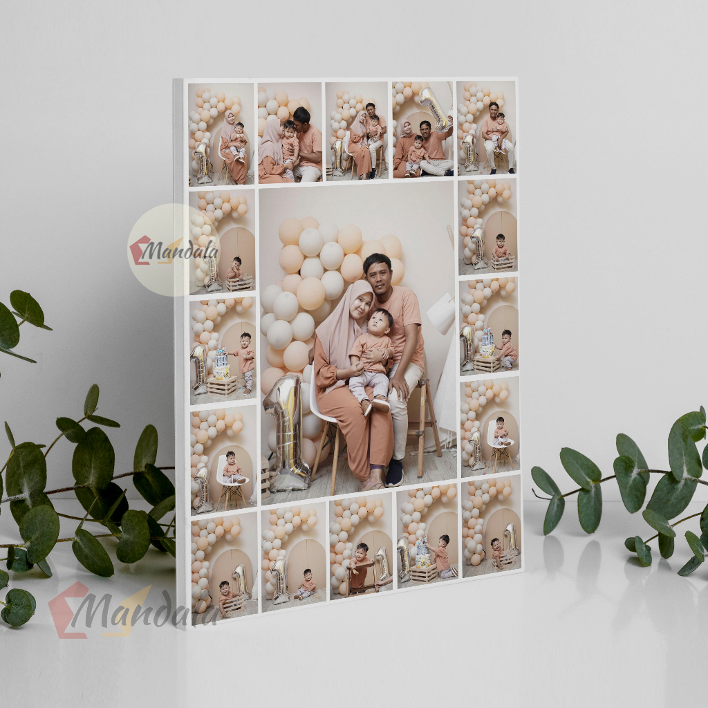 Jual Cetak Foto Ukuran 30x40 cm Dengan Frame Kayu Warna Putih Foto ...