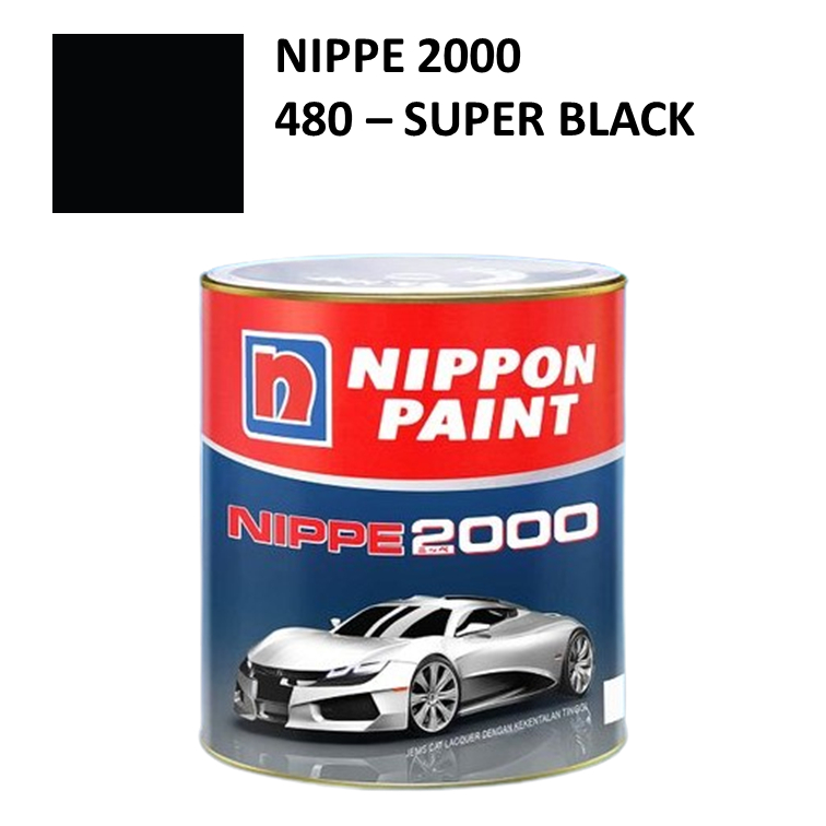 Jual Nippon Paint - Cat Duco NC Nippe 2000 - Kode 480 (Super Black) 1 ...