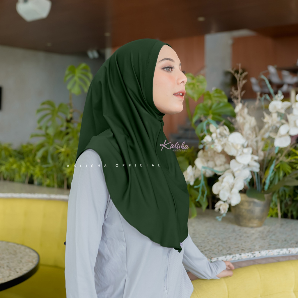 Jual Hijab Bergo Zaida Malay Non Pet / Non Pad Instan jersey Olahraga Daily By Kalishaofficial ...