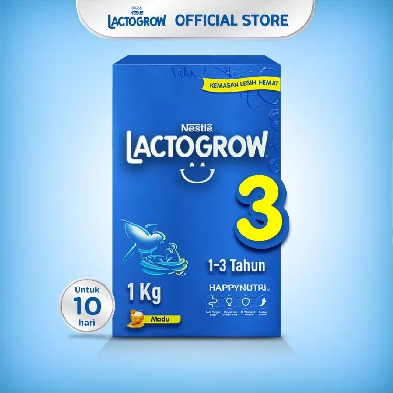 Jual Nestle Lactogen Lactogrow 1 2 3 4 Susu Formula 1kg 0-6 bulan 6-12 ...