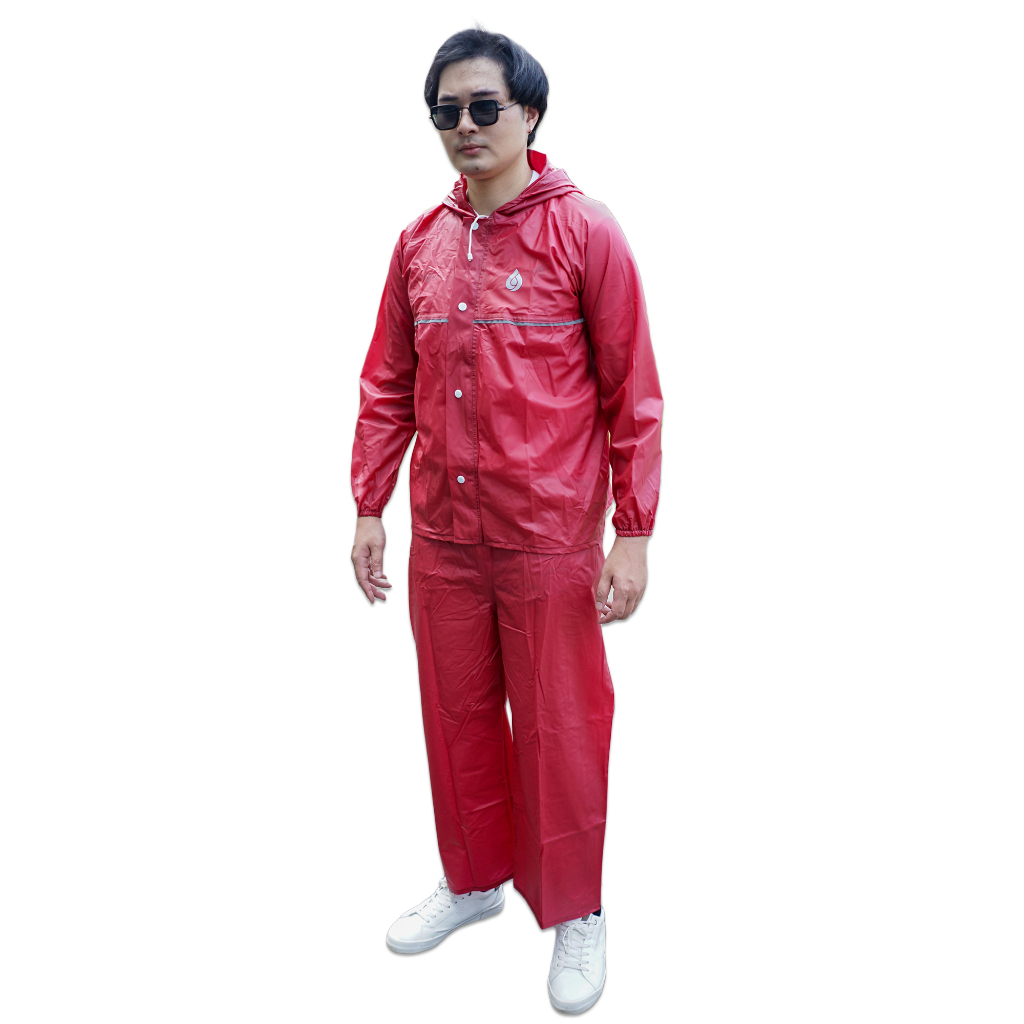Jual Guyur Jas hujan List RAINCOAT Setelan Pria Wanita dewasa Anti ...