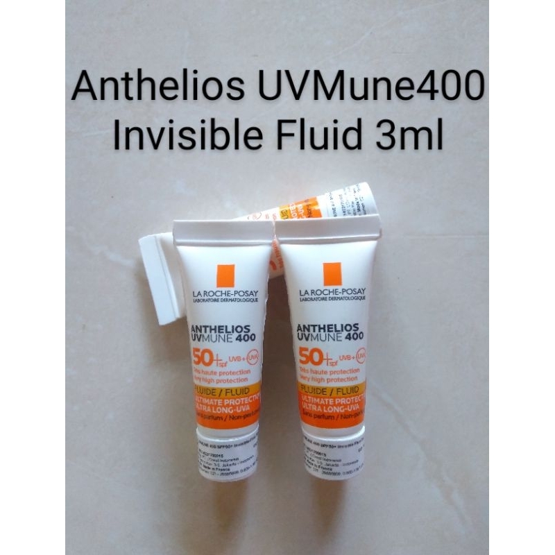 Jual La Roche Posay Anthelios UVMune400 Fluid SPF 50+ 3ml - Sunscreen ...
