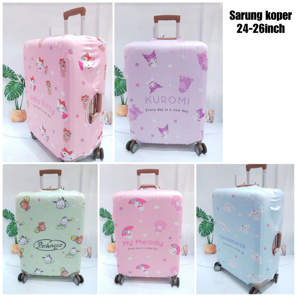 Jual Sarung koper bahan kaos nylon melar | Shopee Indonesia