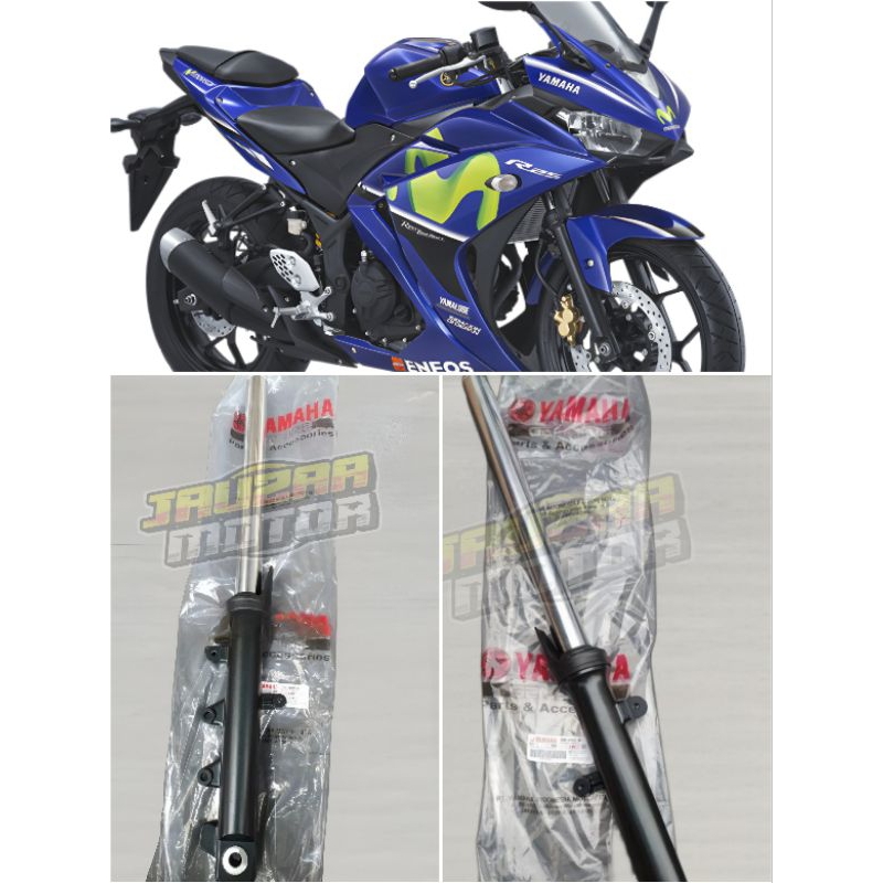 Jual FRONT SHOCK SHOK ASSY DEPAN YZF R25 R 25 MT25 MT25 ORIGINAL YAMAHA 1WD-F3102-00 1WD-F3103 ...