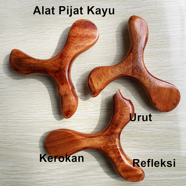 Jual Alat Pijat Segitiga kayu / Alat Refleksi Tradisional / Kerok Terapi | Shopee Indonesia