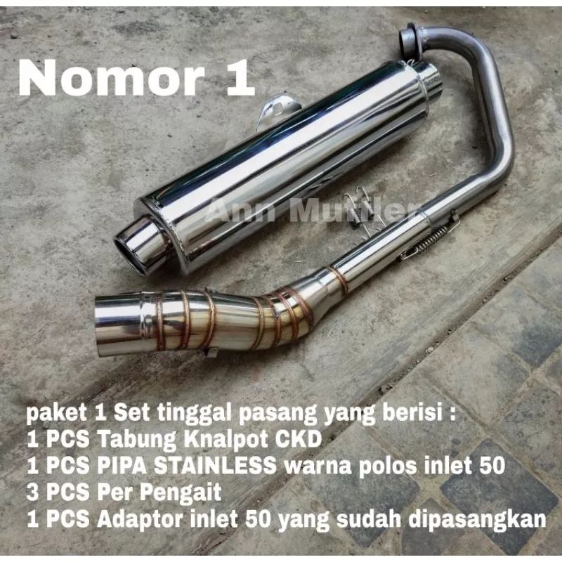 Jual knalpot satria fu standar CKD satria Fu sonic cb150R sonic VERZA ...