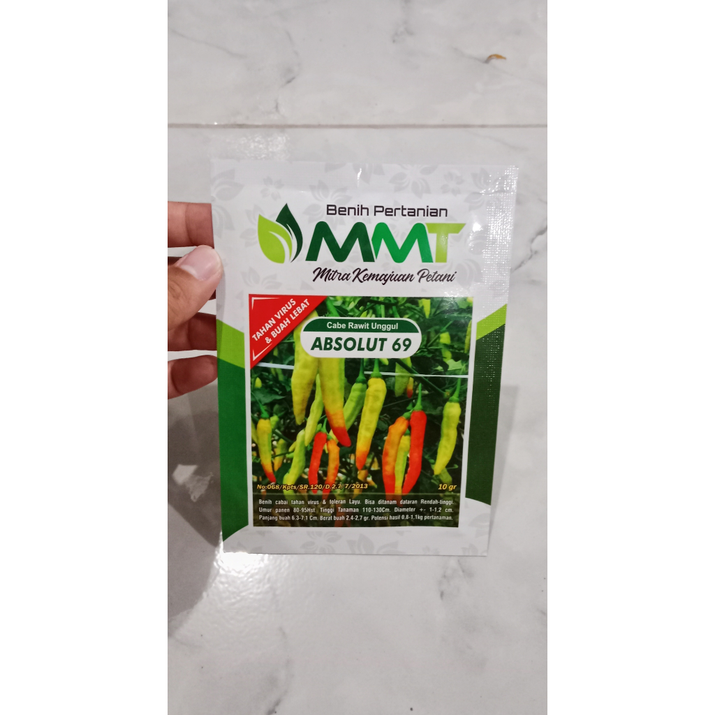 Jual Benih Cabe / Cabai Absolut 69 Kemasan 10 Gram | Shopee Indonesia