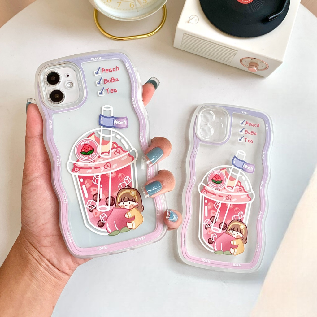 Jual SOFTCASE WAVE PEACH BOBA TEA case redmi x3 10 4g 9 9a 9c 9t ...
