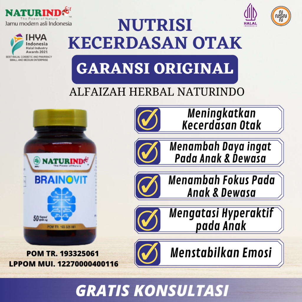 Jual Vitamin ADHD Suplemen Meningkatkan Daya Ingat Suplemen Kecerdasan ...