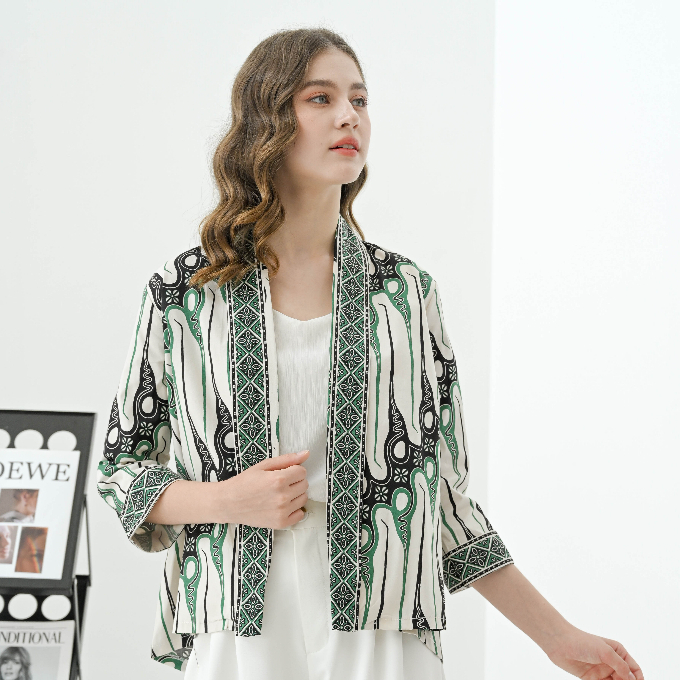 Jual Outer Batik 241 CRV/ Rompi Batik/ Luaran Batik/ Seragam batik ...