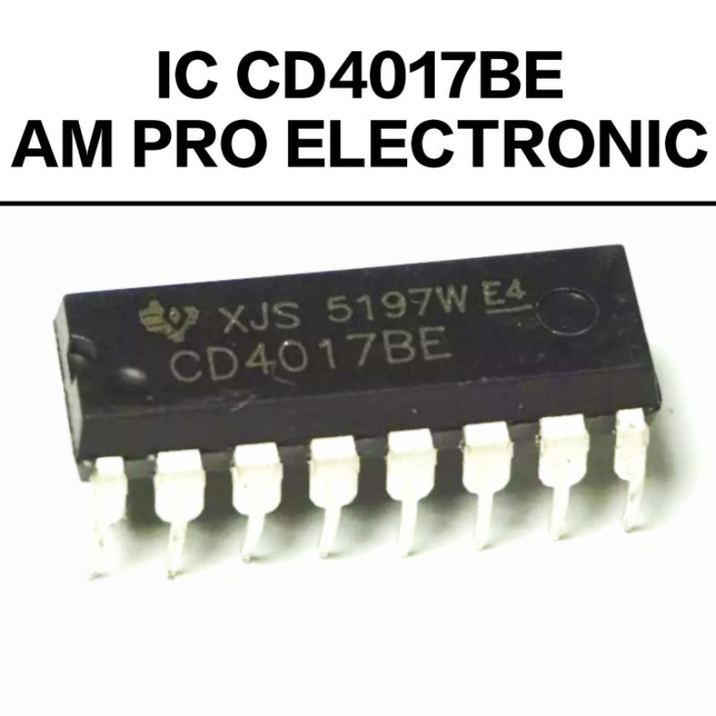 Jual IC CD4017BE CD4017 CD 4017 BE CMOS Digital Decade Counter / Divider | Shopee Indonesia