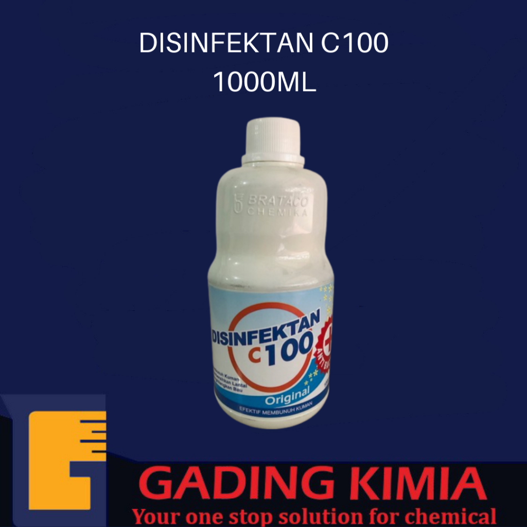 Jual DISINFEKTAN C100 BRATACO KARBOL LANTAI STERIL | Shopee Indonesia